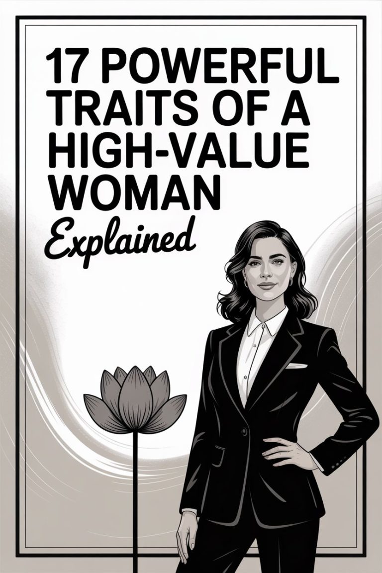 17 Powerful Traits of a High-Value Woman Explained