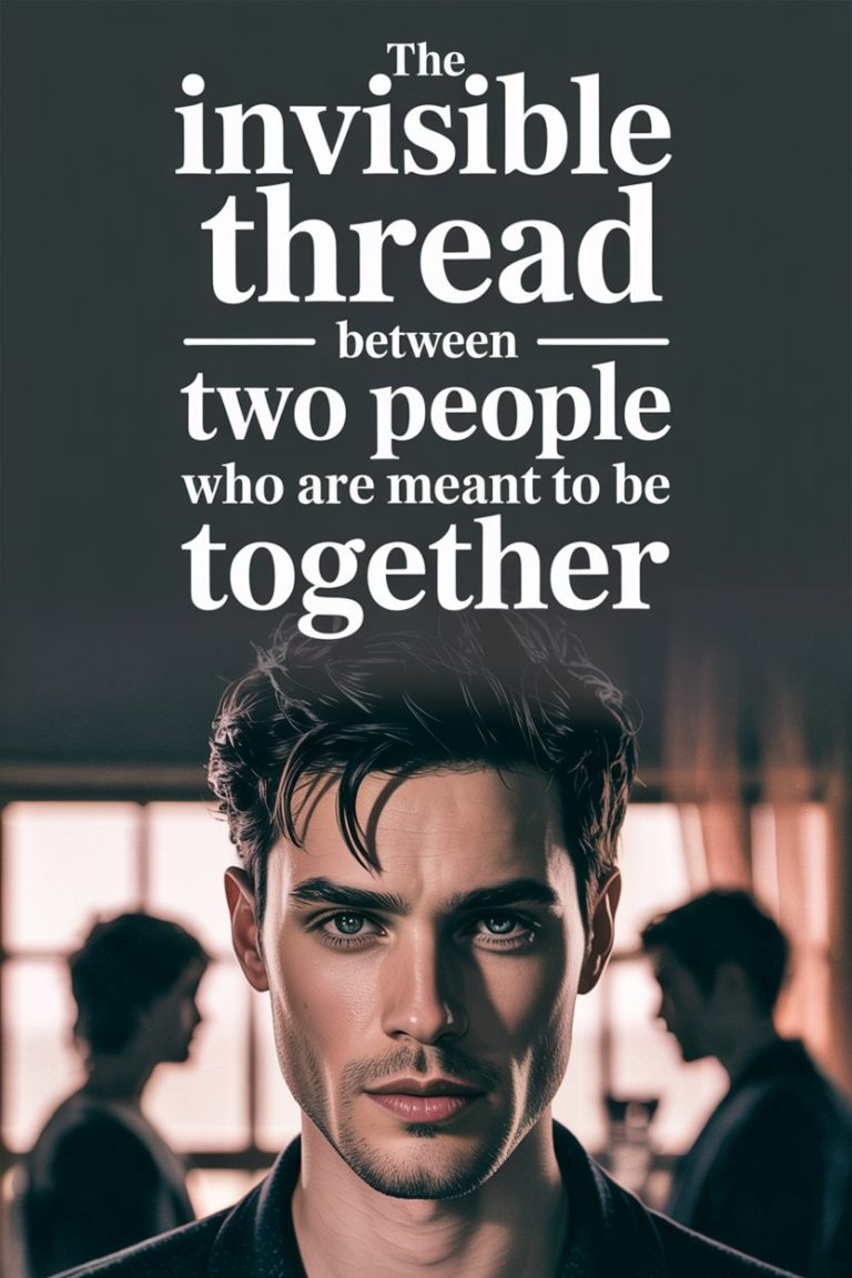 The Invisible Thread Between Two People Who Are Meant to Be Together