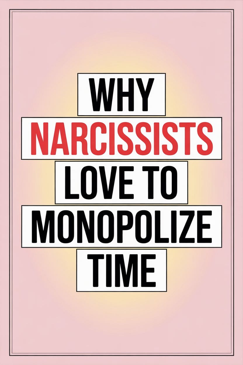 Why Narcissists Love to Monopolize Time